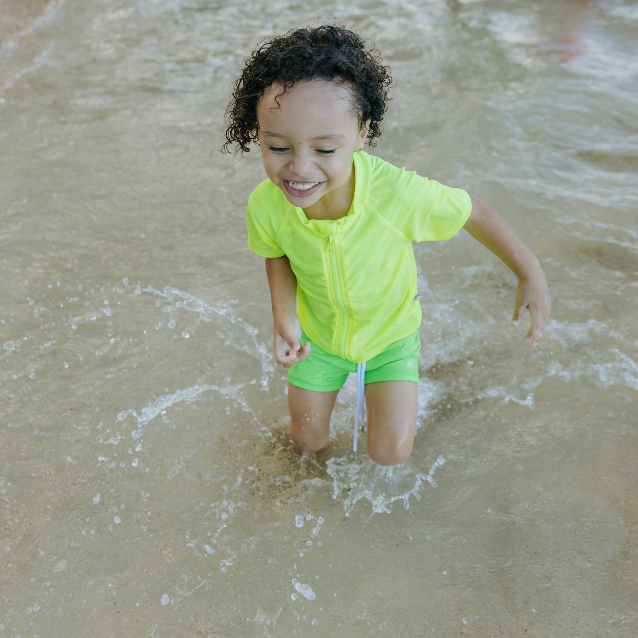 SwimZip Kid's Euro Swim Shorties Trunks - Multiple Colors - UPF 50+