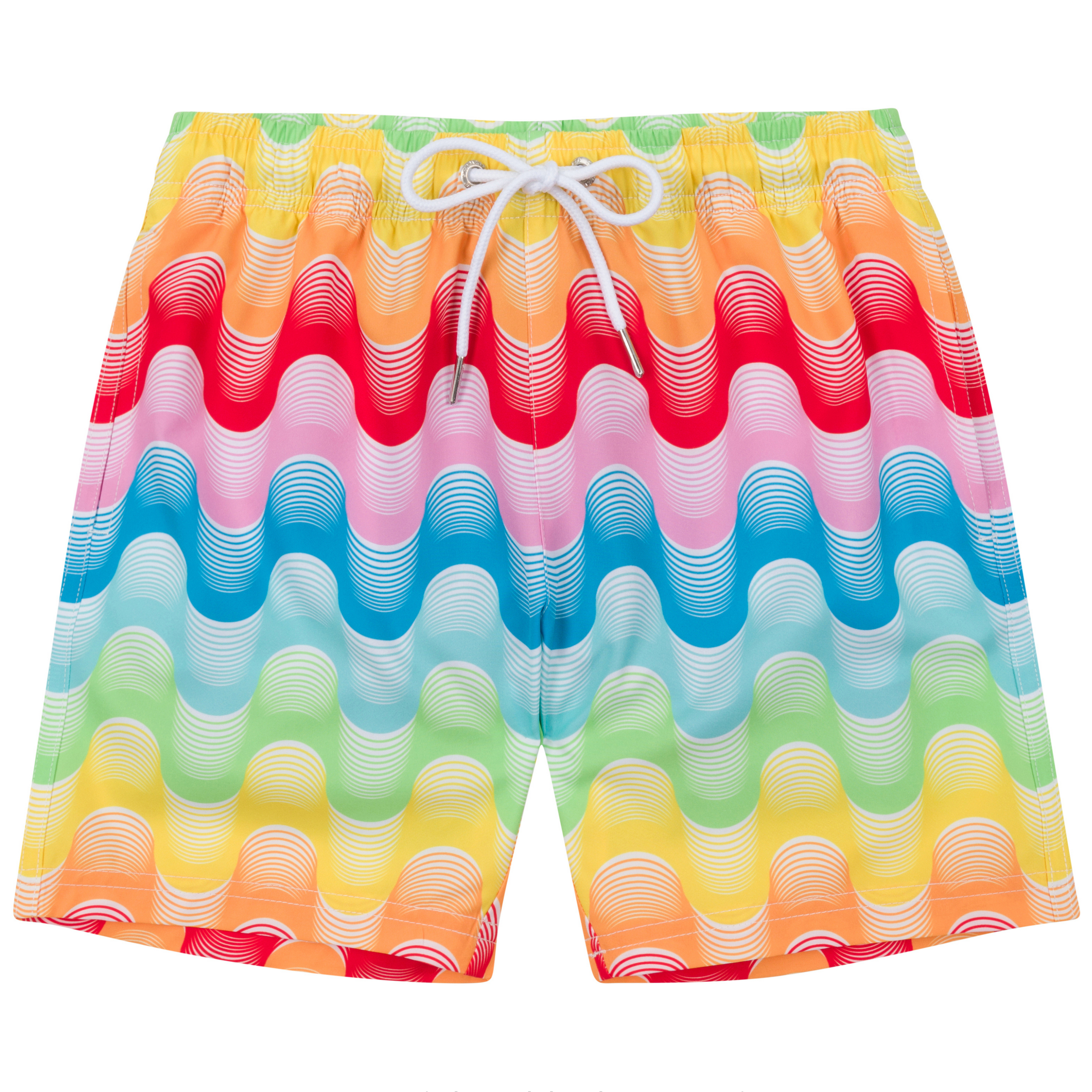 Boys Swim Trunks Boxer Brief Liner (sizes 6-14) | “Surf's Up"