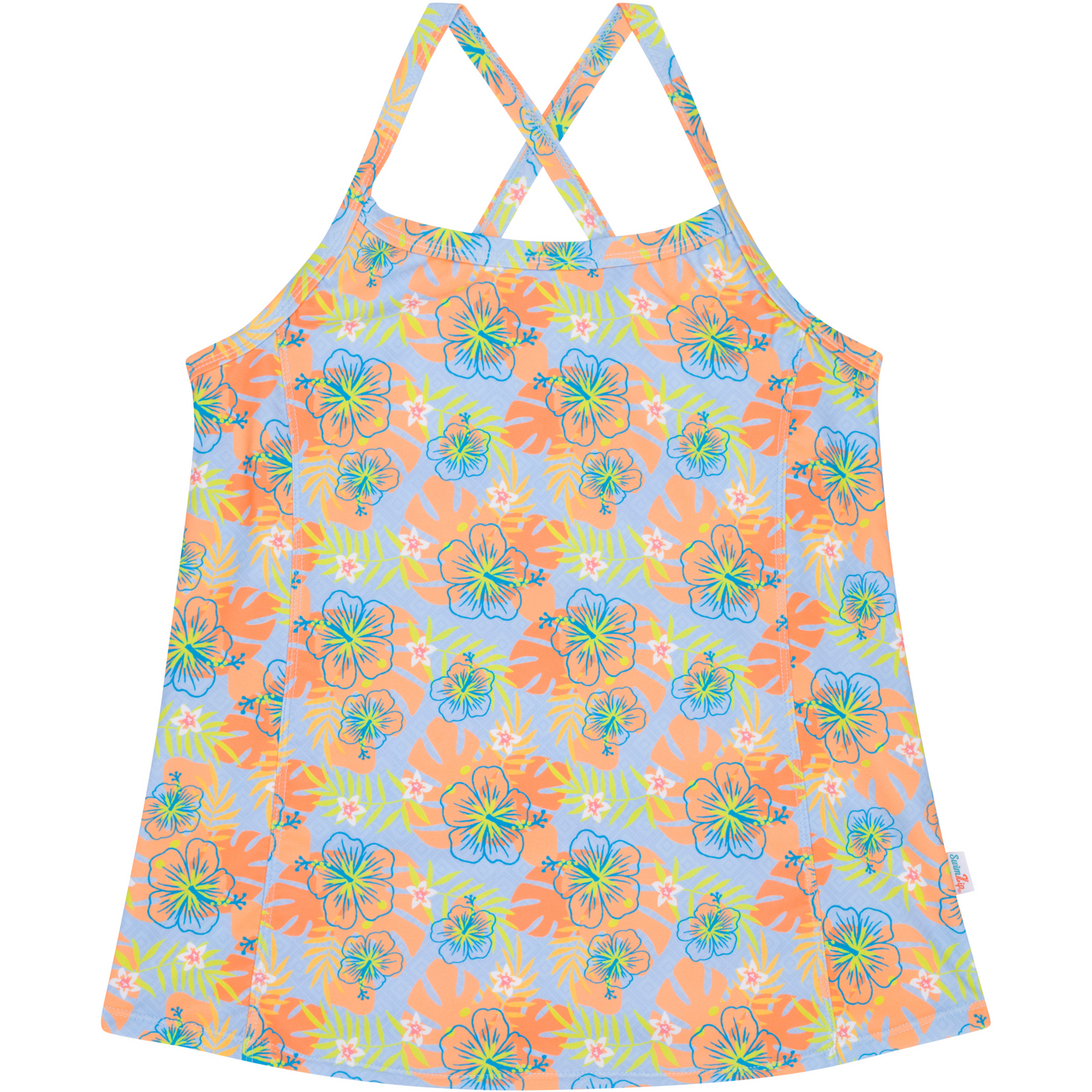 Women’s Strappy A-Line Tankini Top | “Groovy”