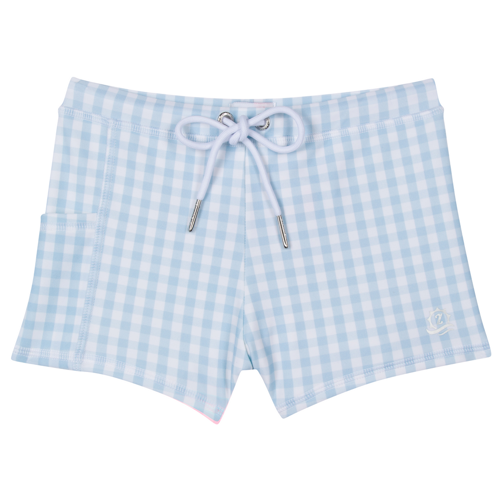 SwimZip Kid's Euro Swim Shorties Trunks - Multiple Colors - UPF 50+