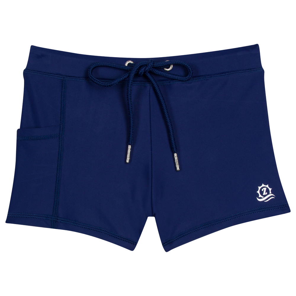 SwimZip Kid's Euro Swim Shorties Trunks - Multiple Colors - UPF 50+