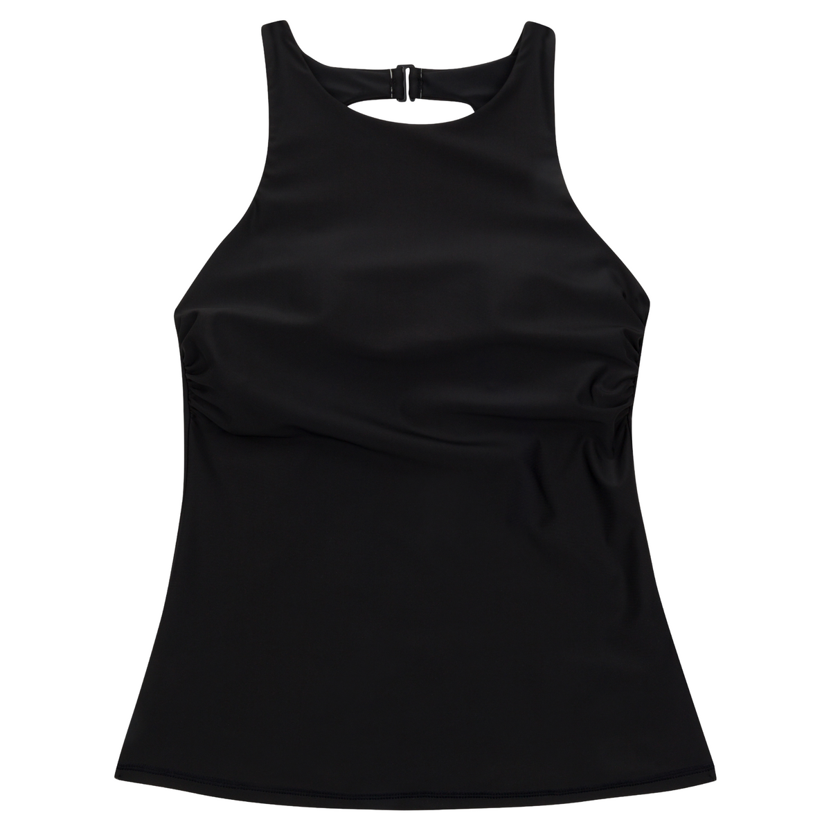 Women’s High Neck Fitted Tankini Top | “Black”